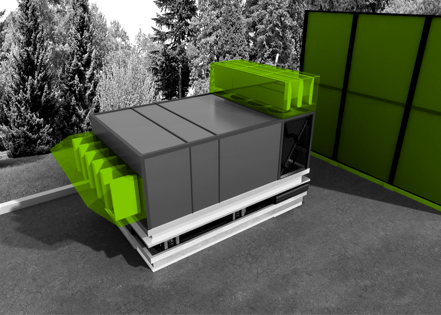 Roof Top Units - Vibro-Acoustics - Noise Control